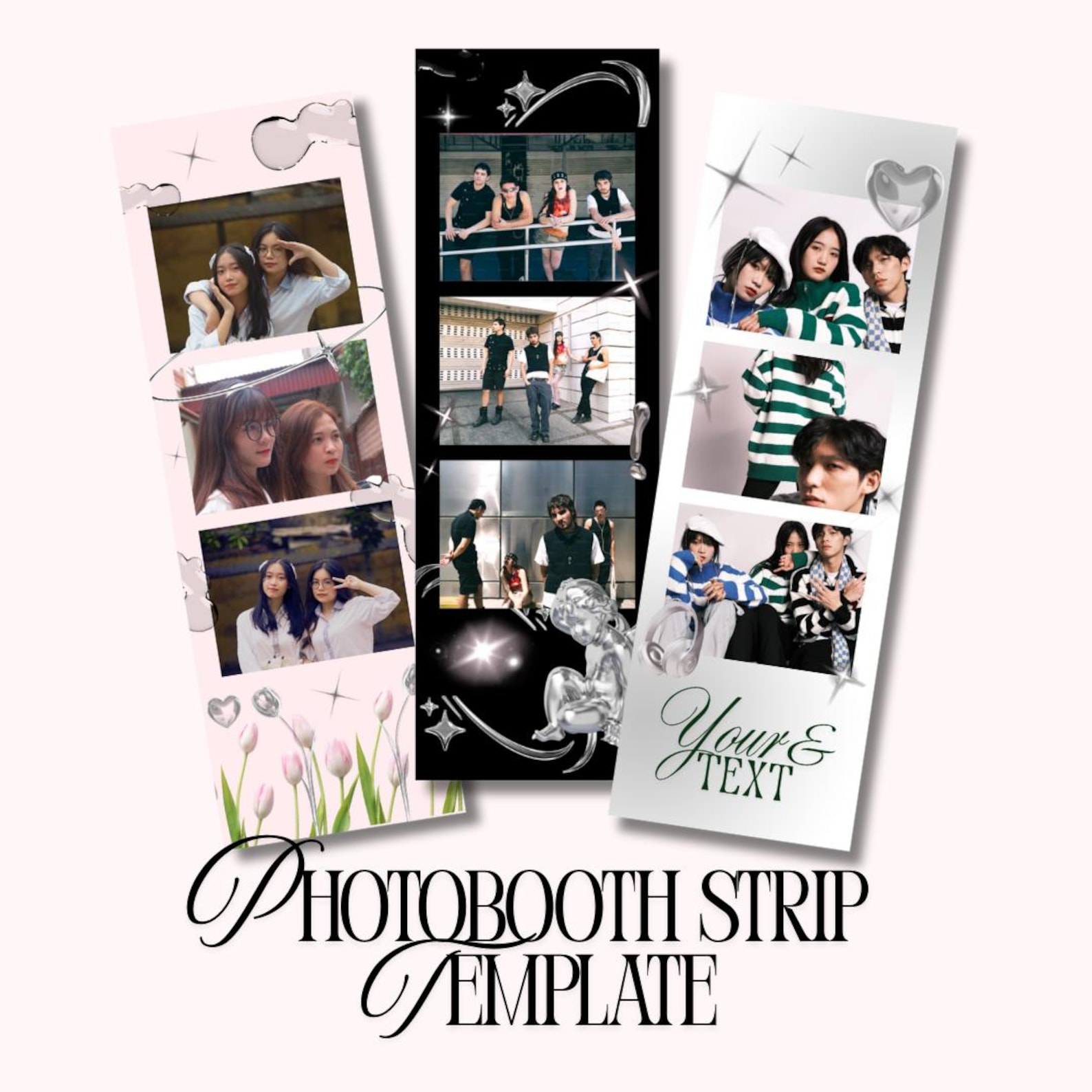 Y2K Photobooth Canva Template Korean Photobooth Instagram Story Digital ...