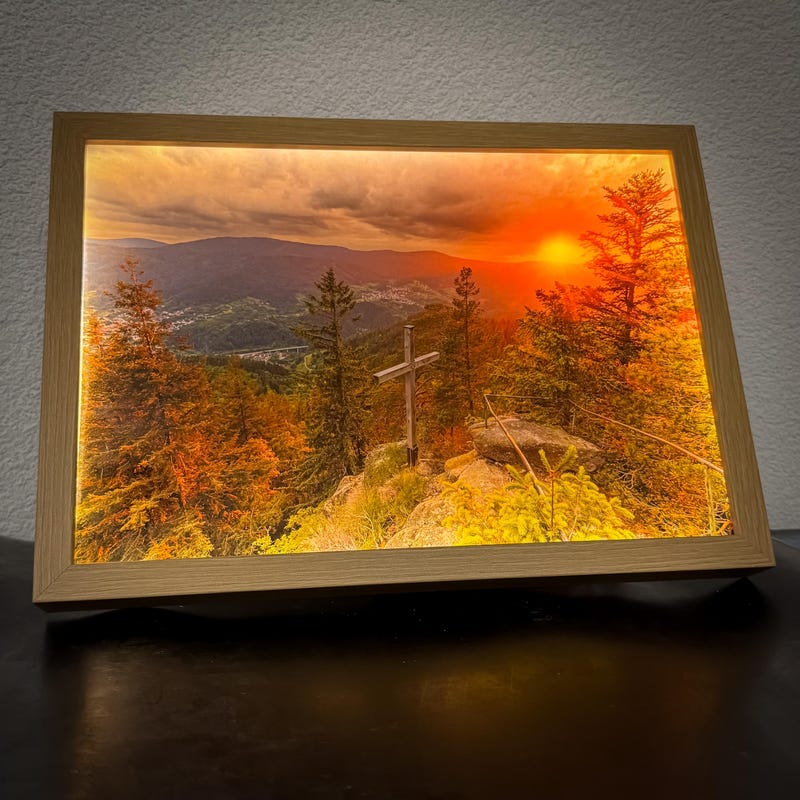 Beleuchteter bilderrahmen - Etsy.de