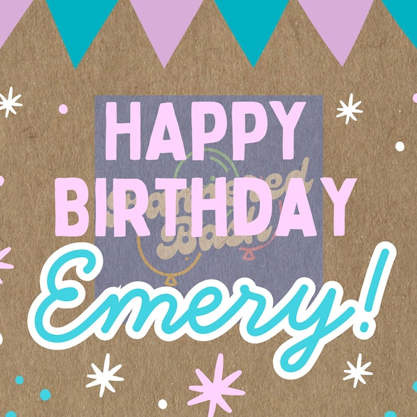 Cute Pendant Banner - Etsy