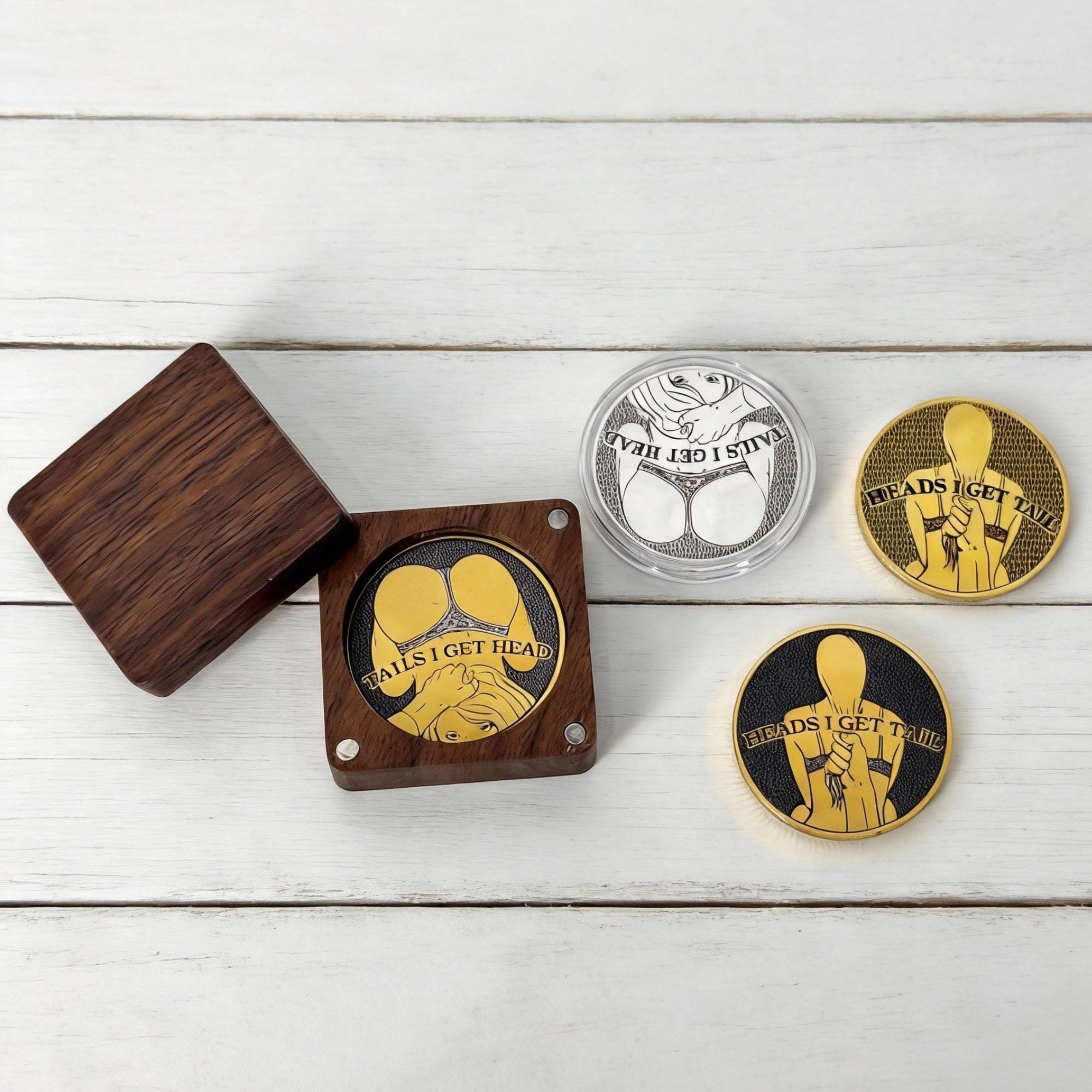 Couples Decision Coin, Funny Date Night Flip Coin, Valentine's Day Gift ...
