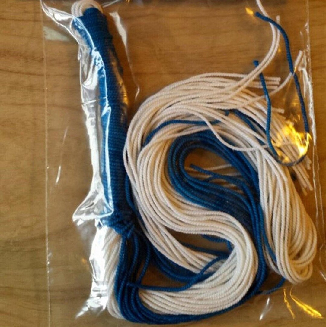 Kosher Handspun Wool Tzitzits Tekhelet/techelet Ptil Tekhelet Cords ...