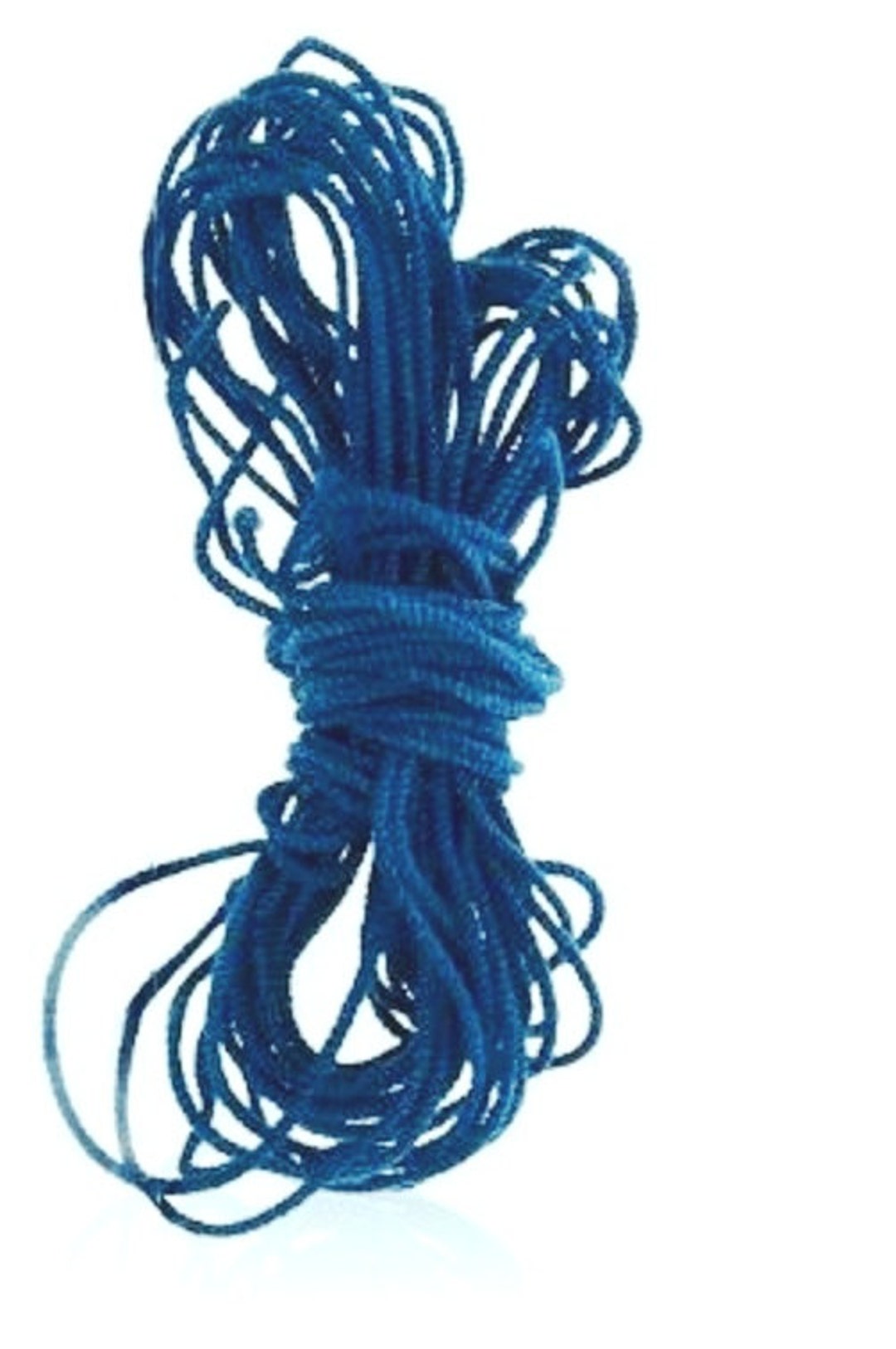 Kosher Handspun Thick Wool 4 Cords Tekhelet Blue Niputz Lishma Tzitzits ...
