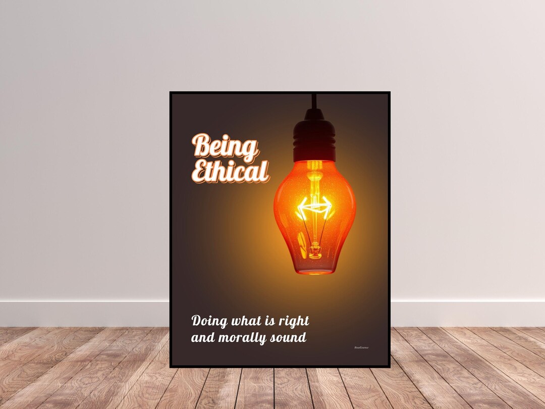 E-thical Inspiration| Ethics Wall Art | Ethically Gifted | Think ...