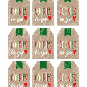 Holiday Printable Package Cookie Exchange Party Collection Instant ...