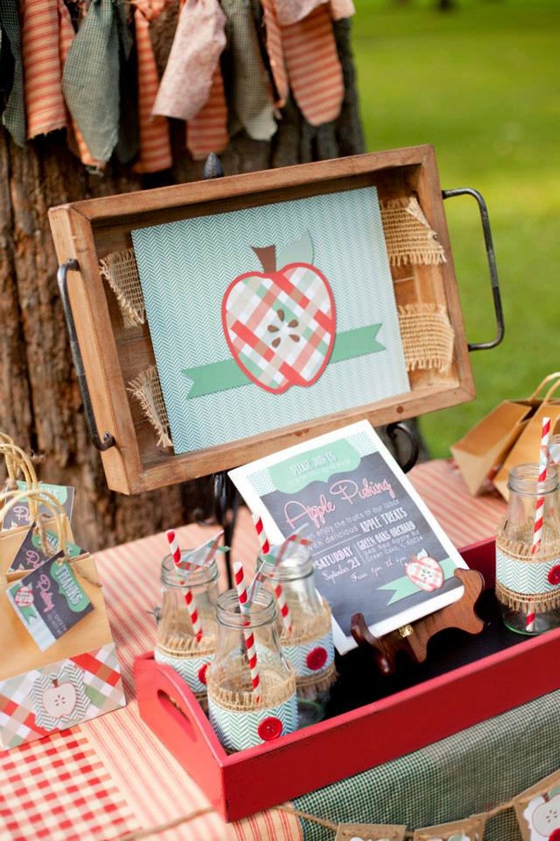 Apple Picking Printable Party - Etsy