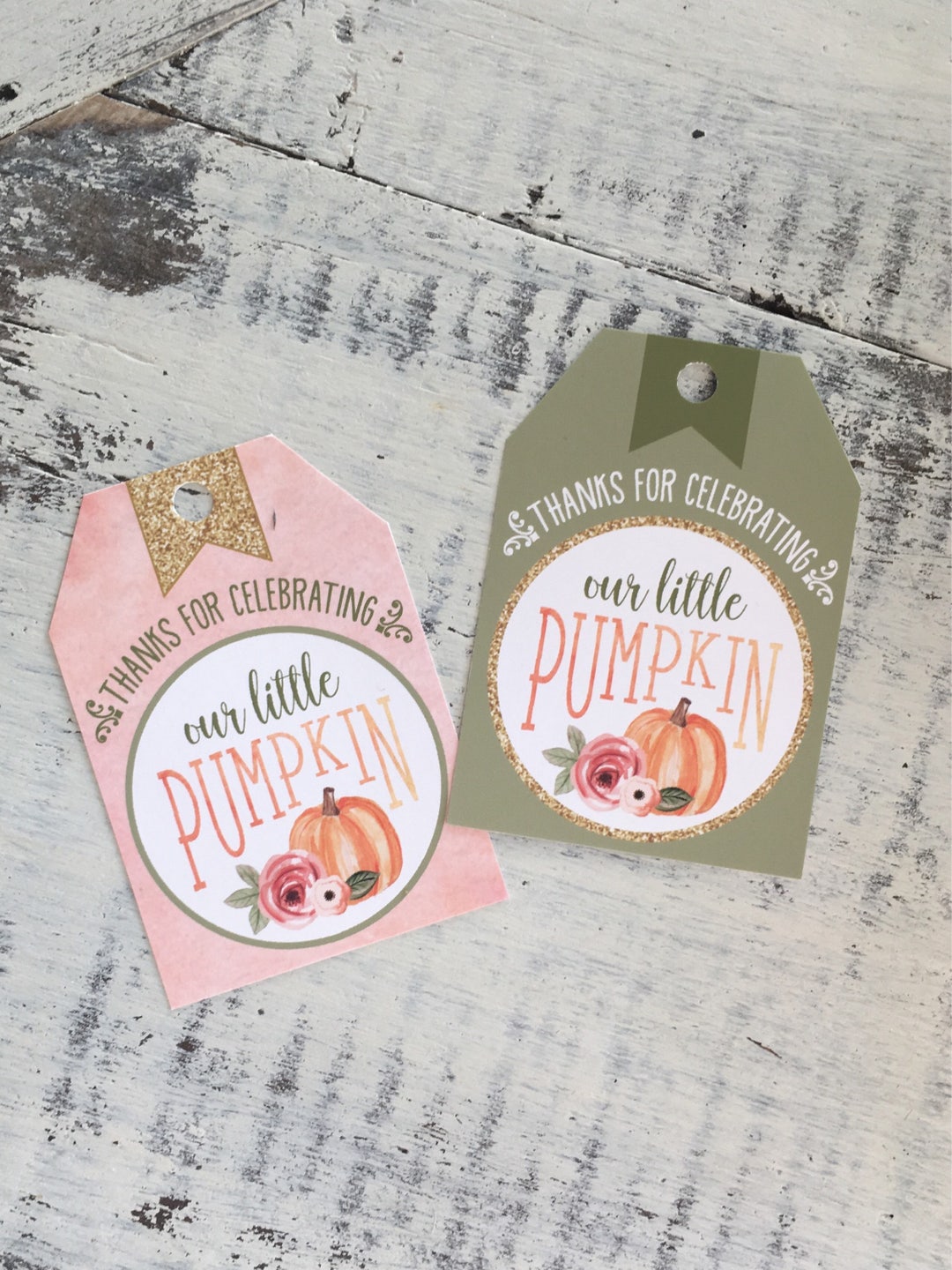 Pumpkin Patch Printable Favor Tags -- Watercolor --- Our Little Pumpkin ...