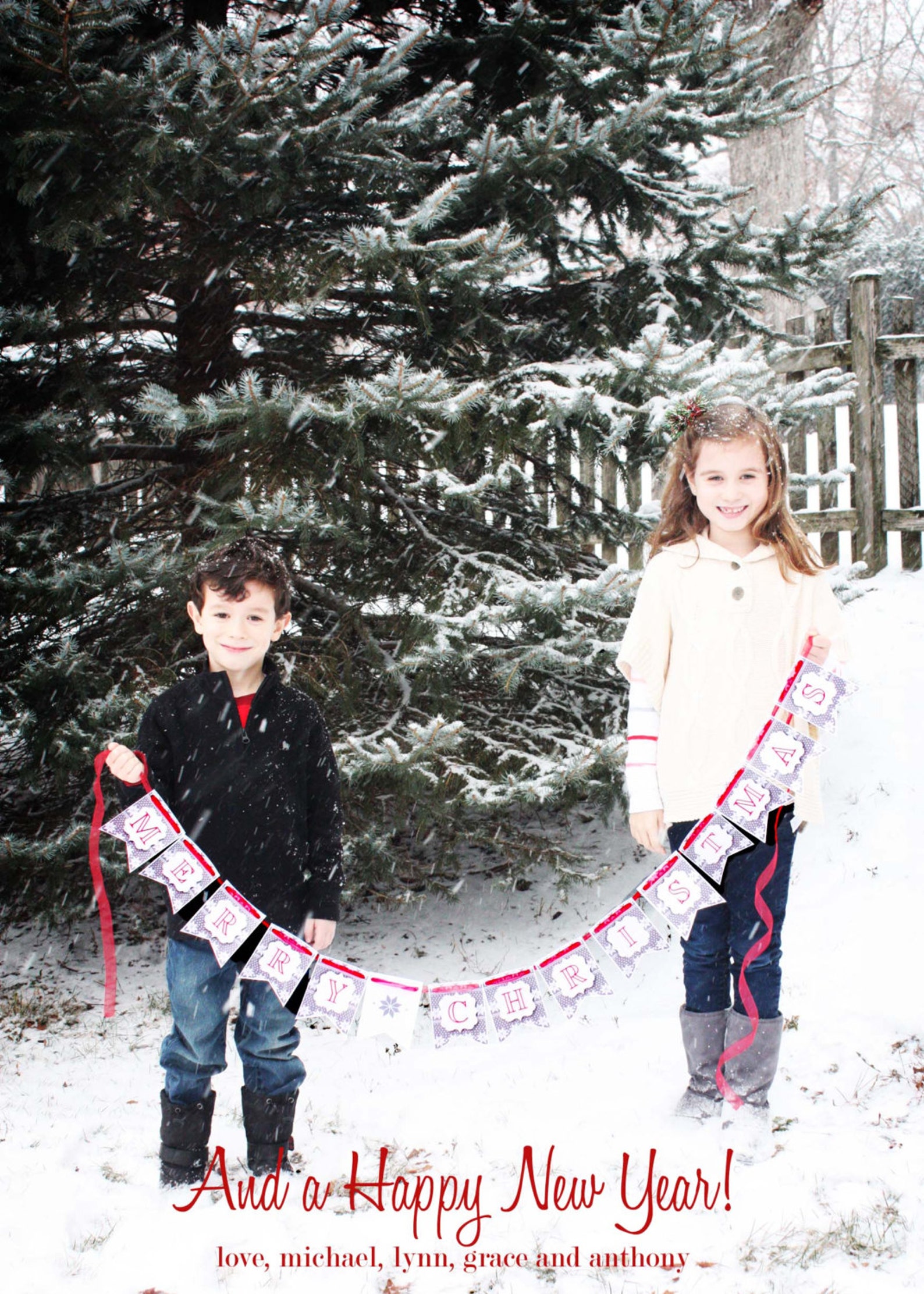 Merry Christmas Fair Isle Banner Instant Download by Beth - Etsy