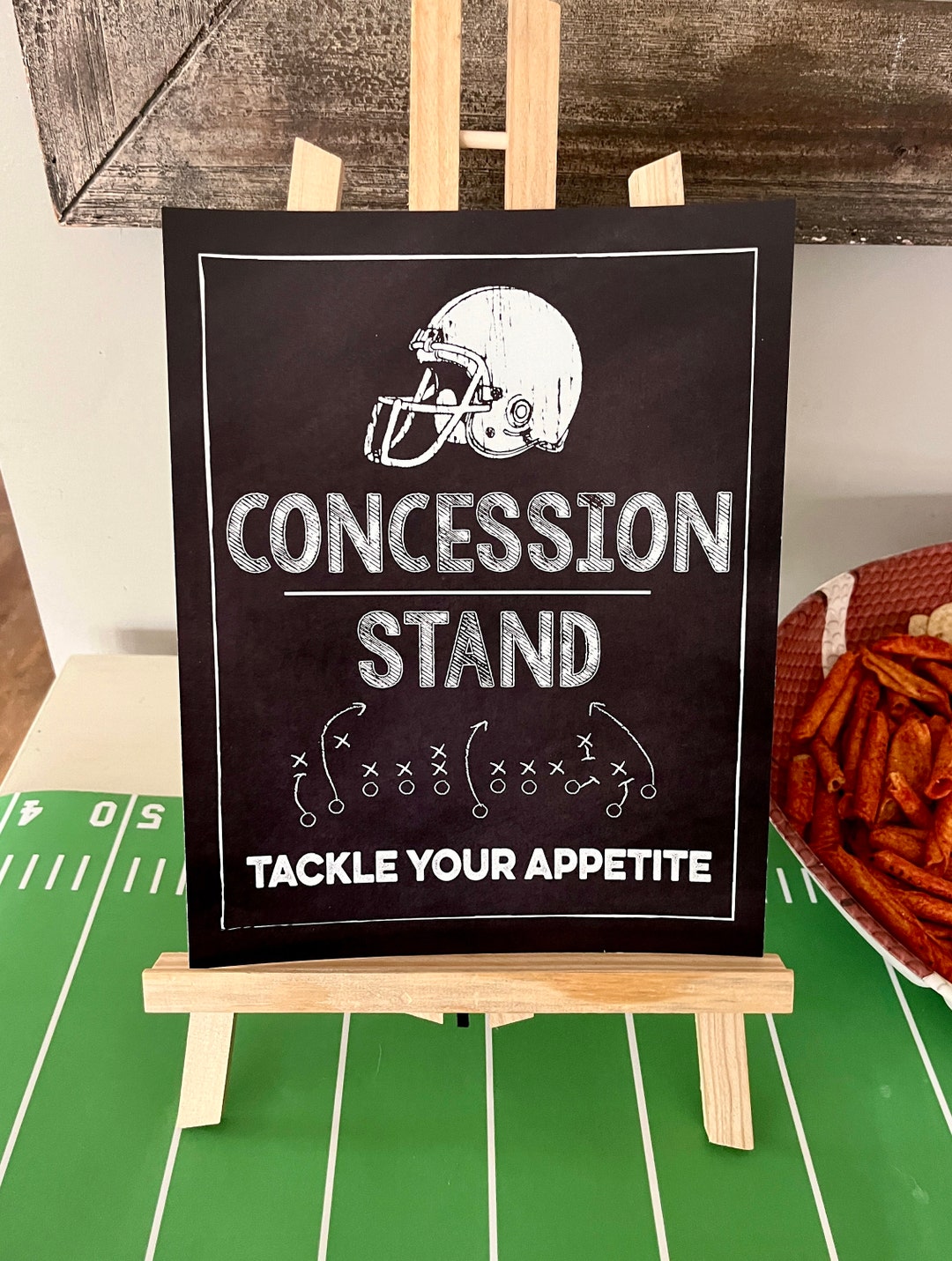 Concession Stand 8x10 and 5x7 Inch Printable Sign PDF INSTANT DOWNLOAD ...
