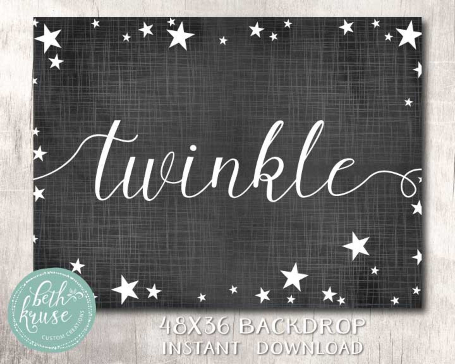 Twinkle Backdrop by Beth Kruse Custom Creations | Etsy