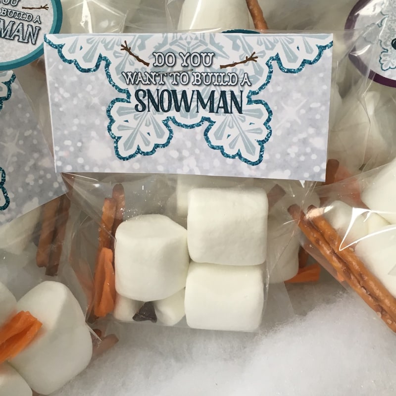 Snowman Bag Topper - Etsy