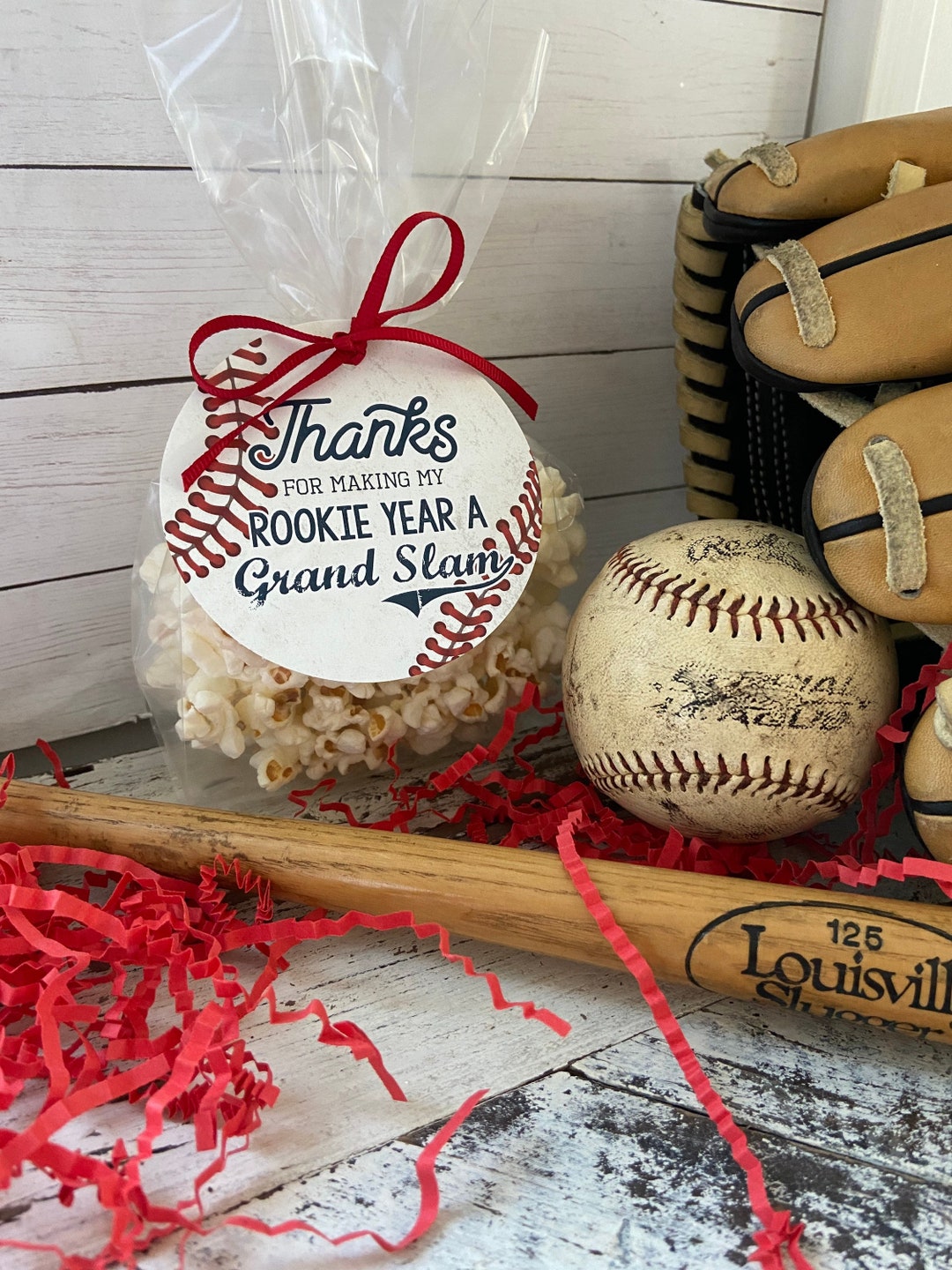 Baseball Favor Tags: Rookie Year, Grand Slam (PDF Printable) - Etsy