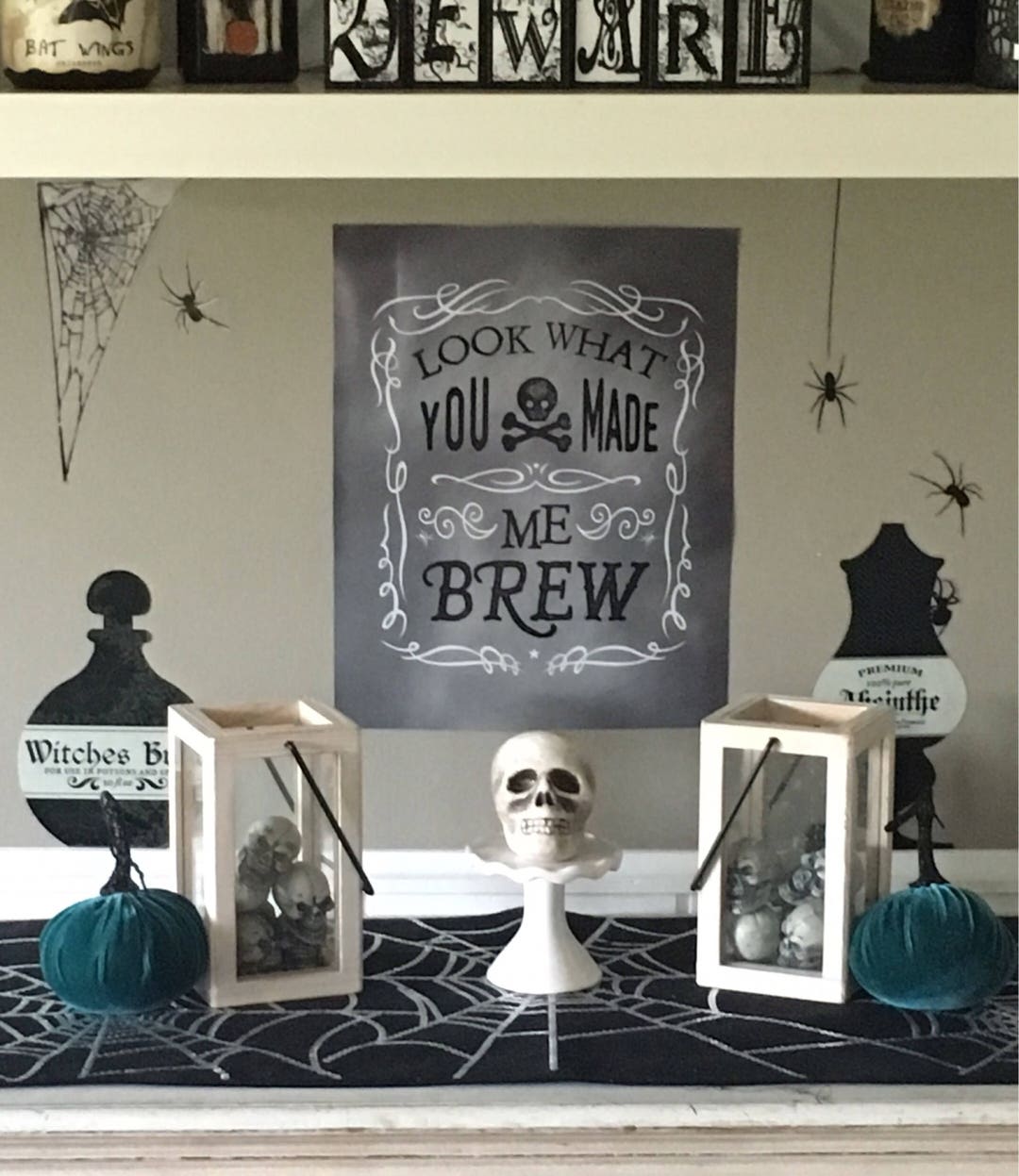 Halloween Printable 11x14 Sign Instant Download -- Look What You Made ...