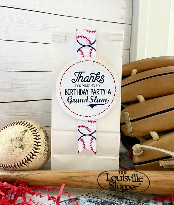 Baseball Favor Tags INSTANT DOWNLOAD - Rookie Year - Grand Slam - 3 ...