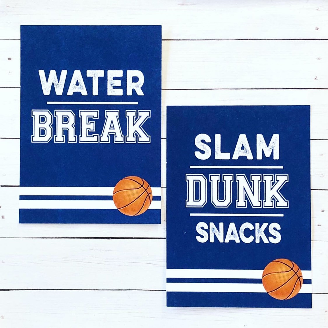 Basketball Concession Stand Menu: Custom Team Colors (PDF Files) - Etsy