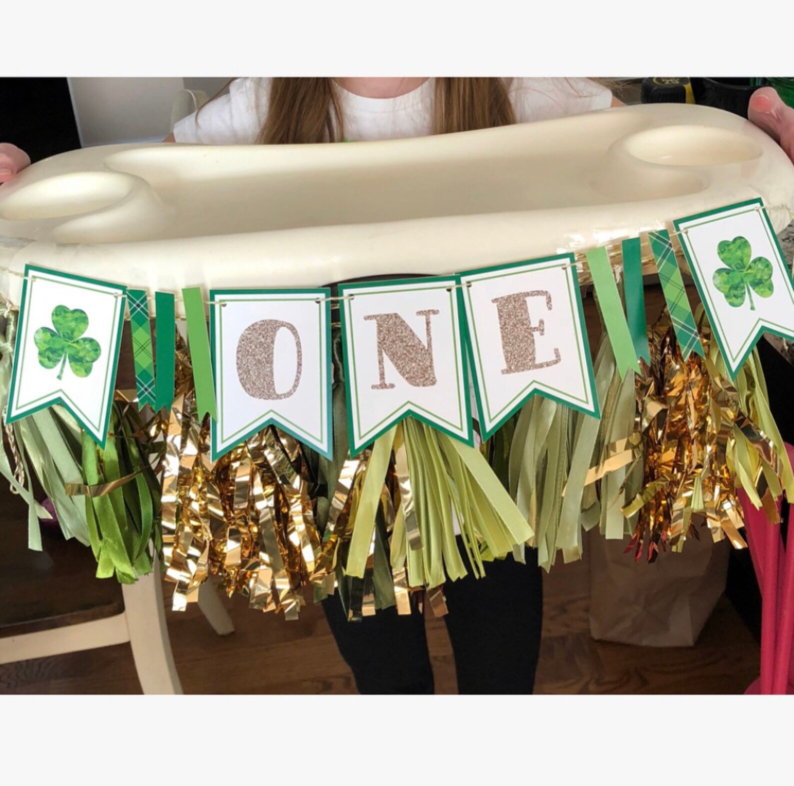 Irish First Birthday Centerpiece Signs: St. Patrick's Day Decor (PDF ...