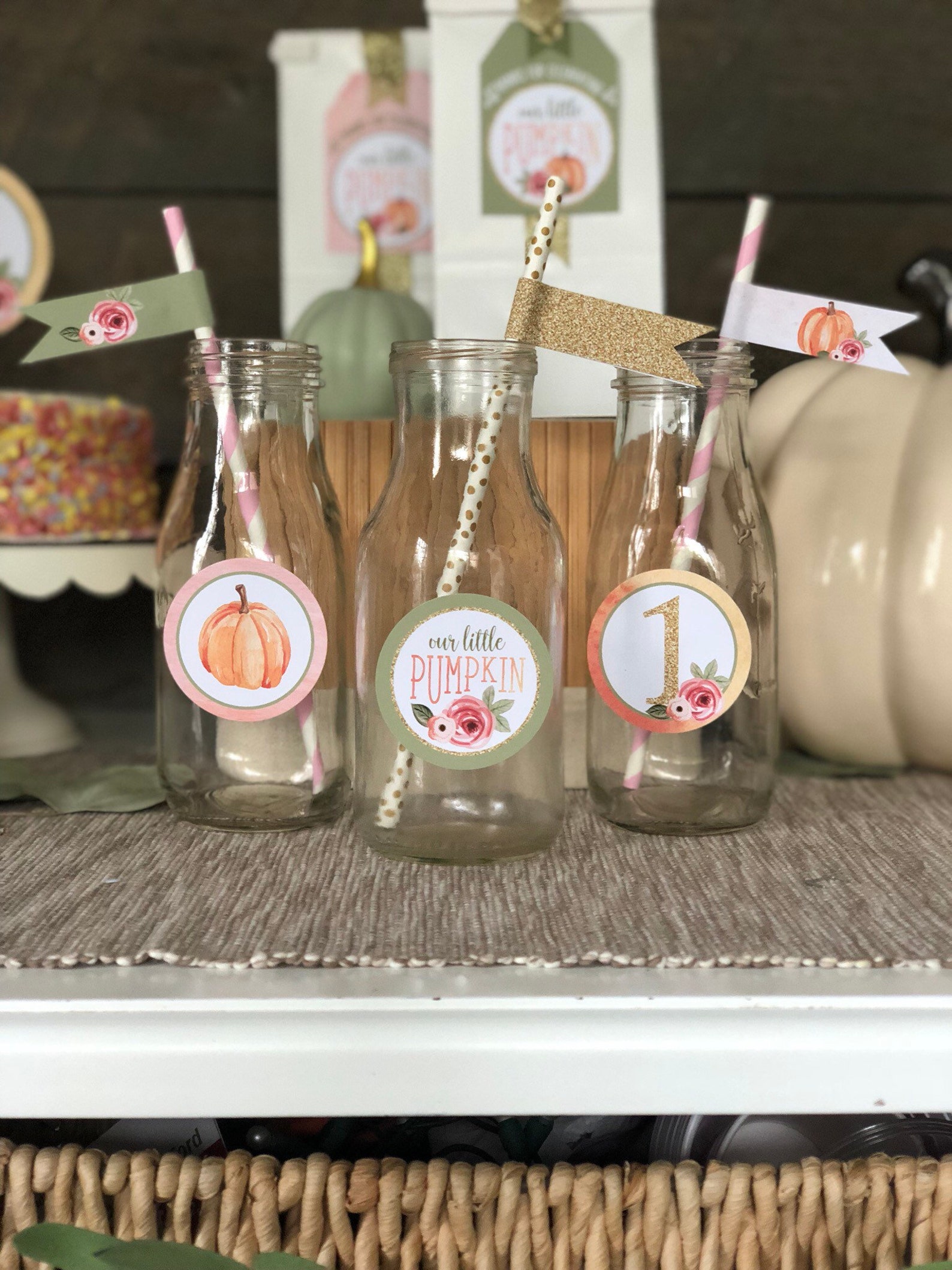 Pumpkin Patch Printable Invite Watercolor Fall Birthday - Etsy