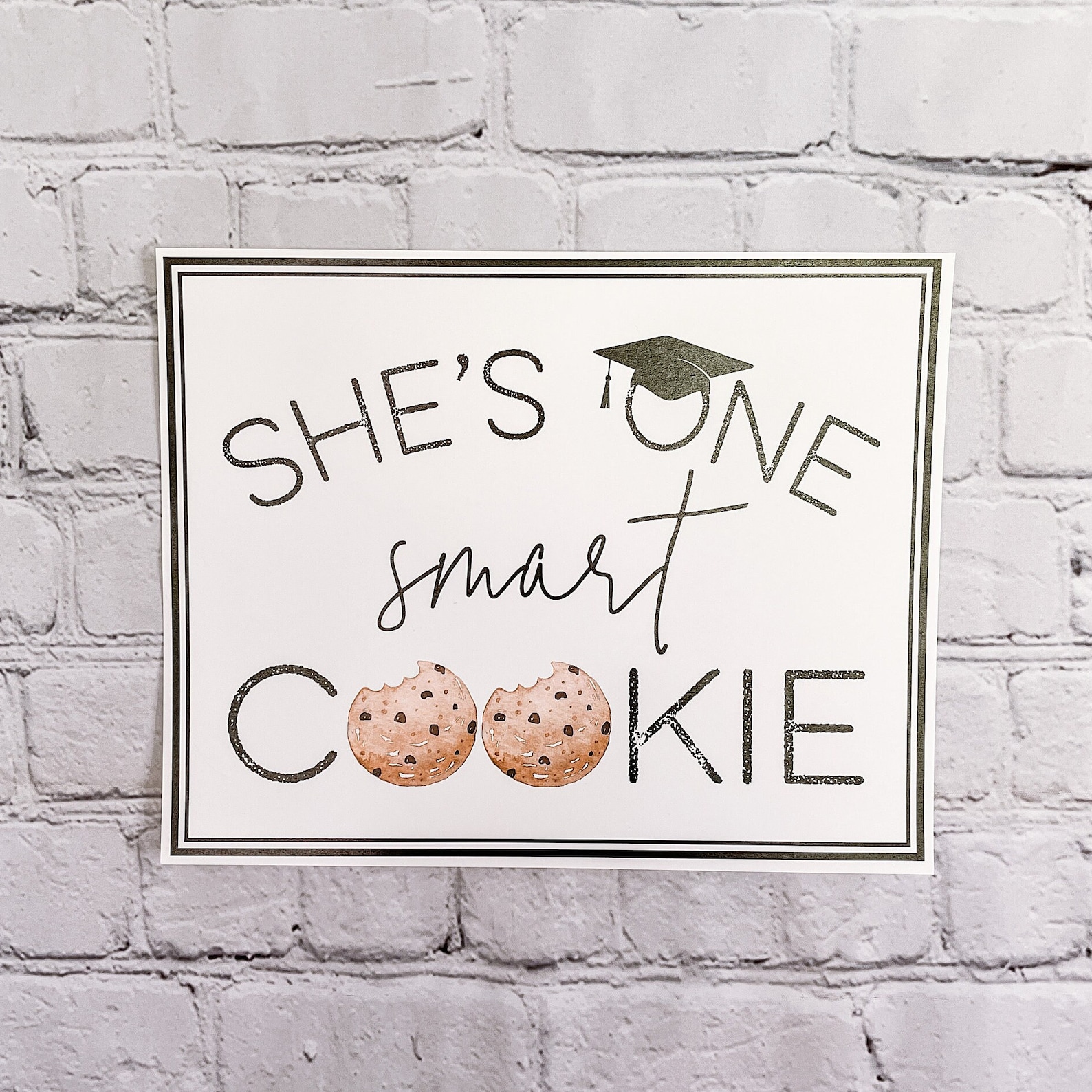 Graduation Smart Cookie Sign Sweet Table Cookie Bar INSTANT DOWNLOAD ...