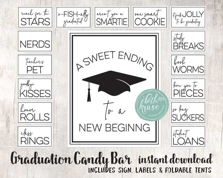 Graduation Photo Welcome Sign -- Personalized Printable PDF & JPG File ...