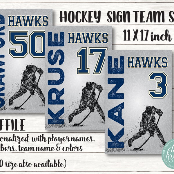 Hockey Signs - Etsy