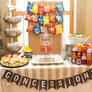 Concessions Printable Banner INSTANT DOWNLOAD by Beth Kruse Custom ...