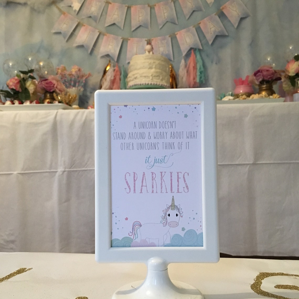 Unicorn Quote Signs 4x6 Inches Instant Download by Beth - Etsy