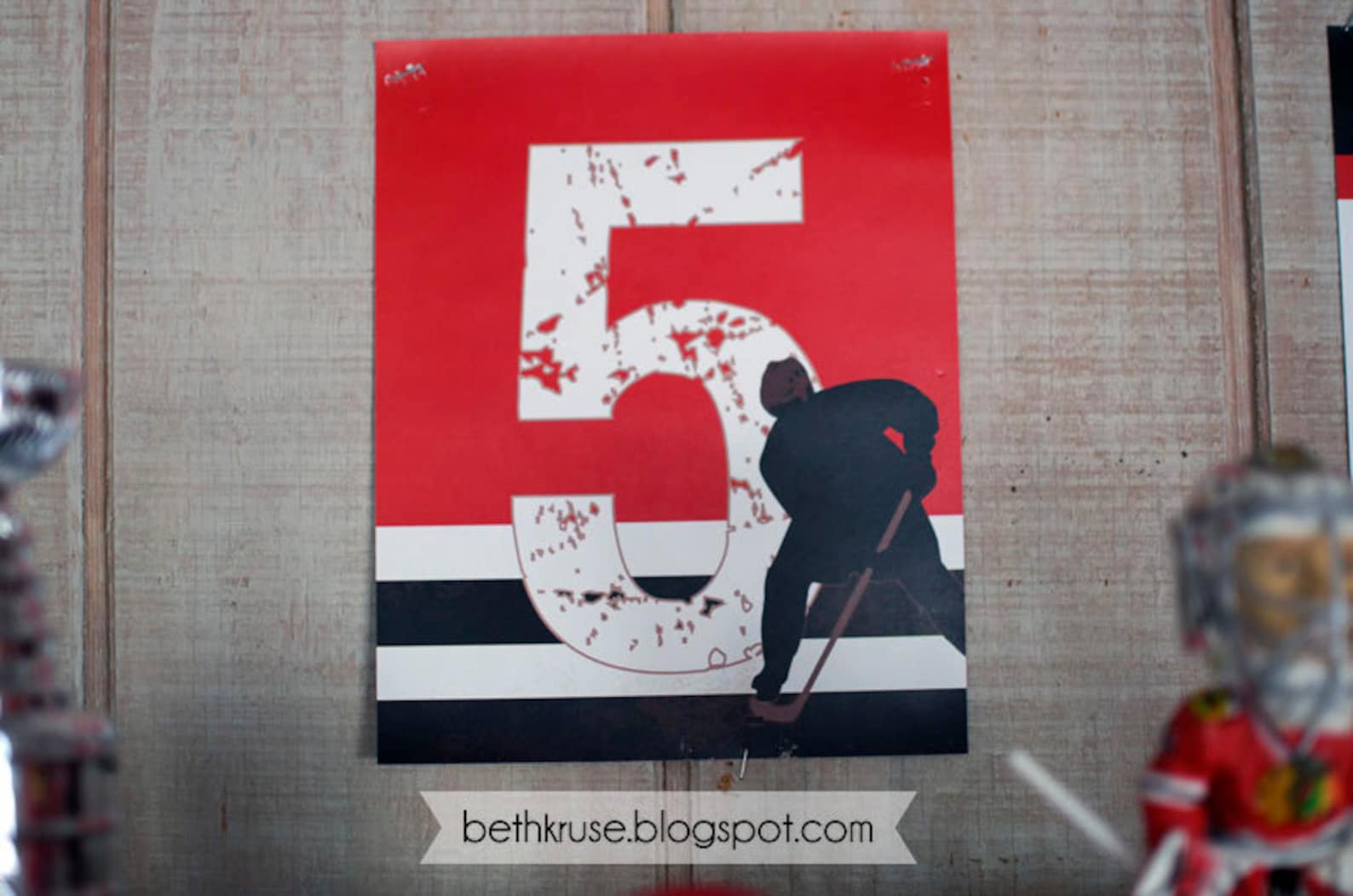 Hockey Party Age Specific Customized 8x10 Party Sign by Beth Kruse ...