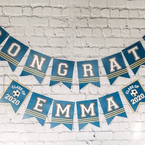Graduation Athletic Banner -- Personalized Printable PDF File ...