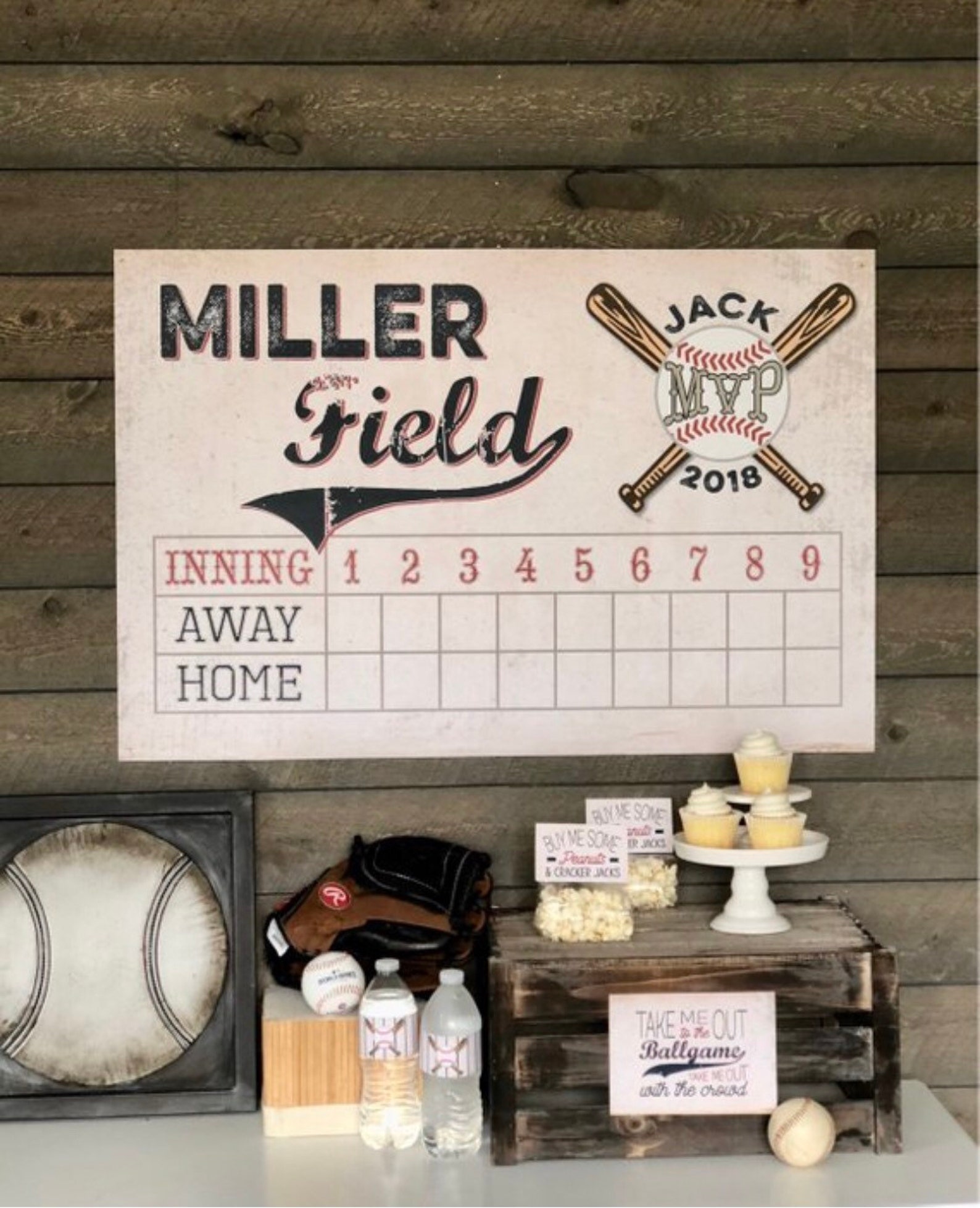 Baseball Concession Stand Menu -- Customized Printable PDF File -- by ...