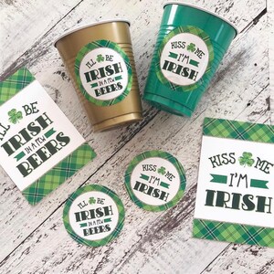 Irish First Birthday Centerpiece Signs: St. Patrick's Day Decor (PDF ...