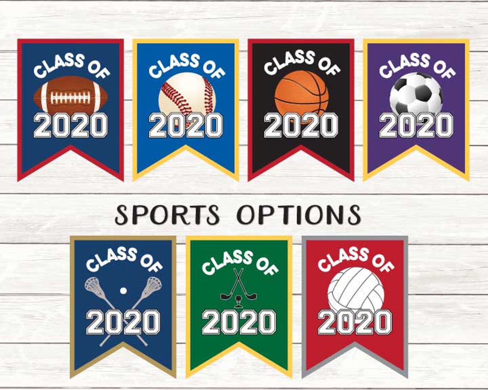 Graduation Athletic Banner Personalized Printable PDF File - Etsy