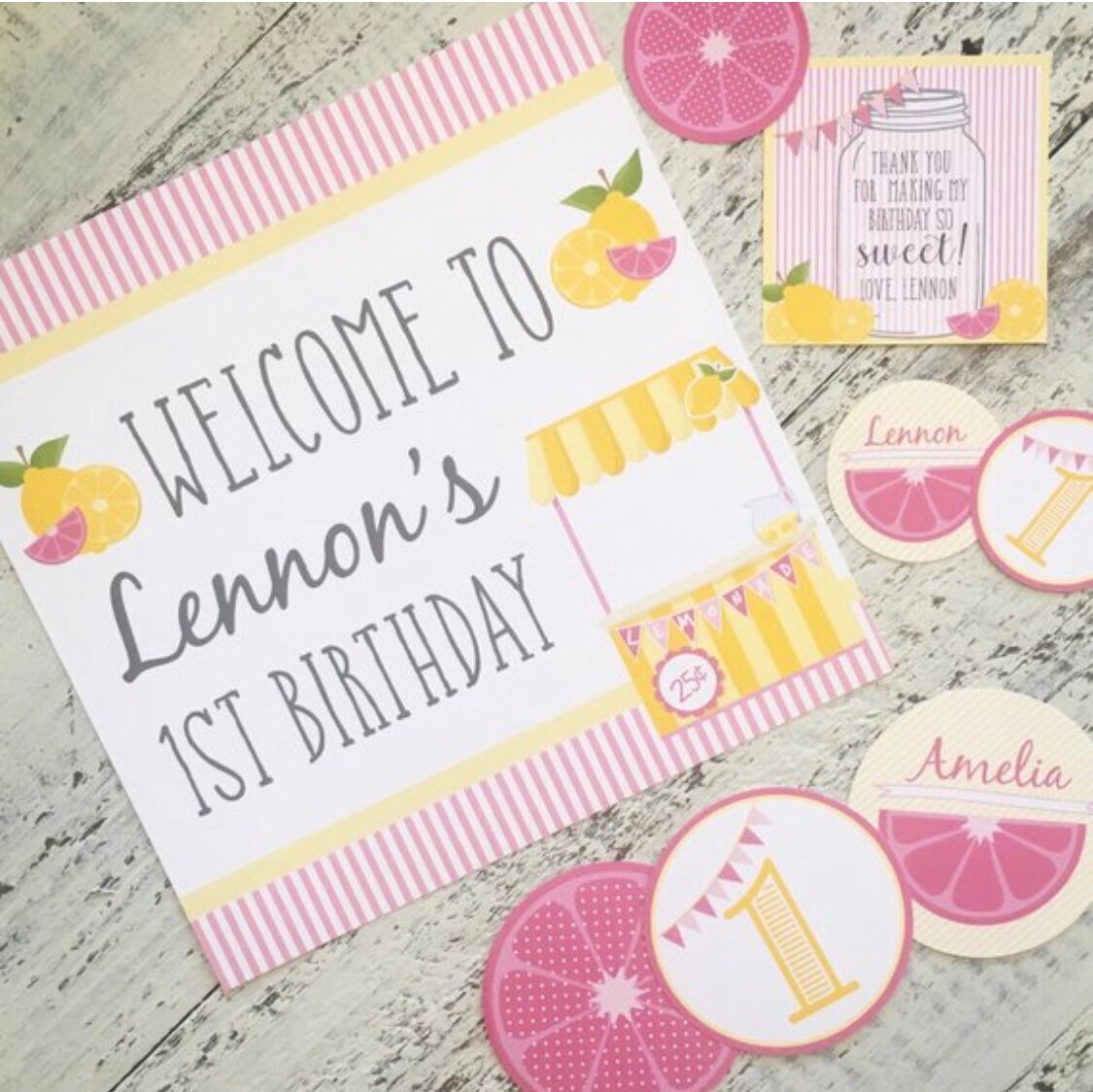 Lemonade Stand Backdrop Lemonade Poster Lemonade Stand | Etsy