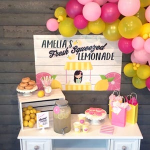 Lemonade Stand Favor Tags Personalized With Custom Look a - Etsy