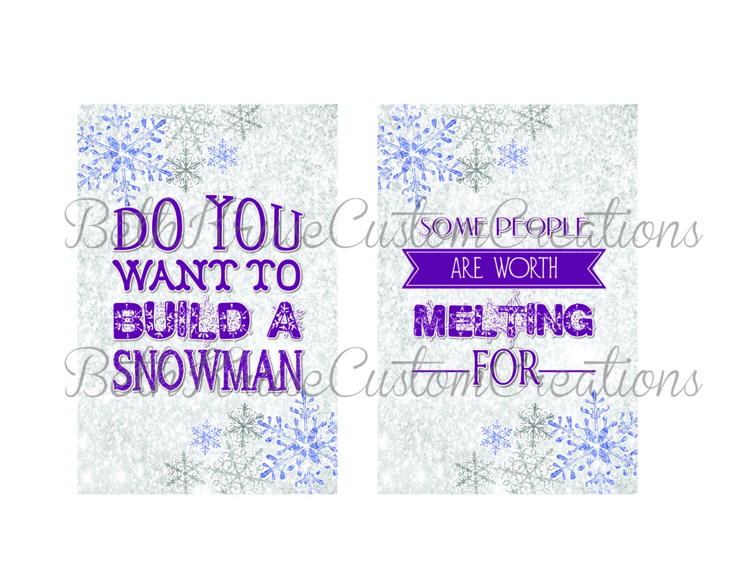 Frozen inspired quote signs by beth kruse custom creations | Etsy