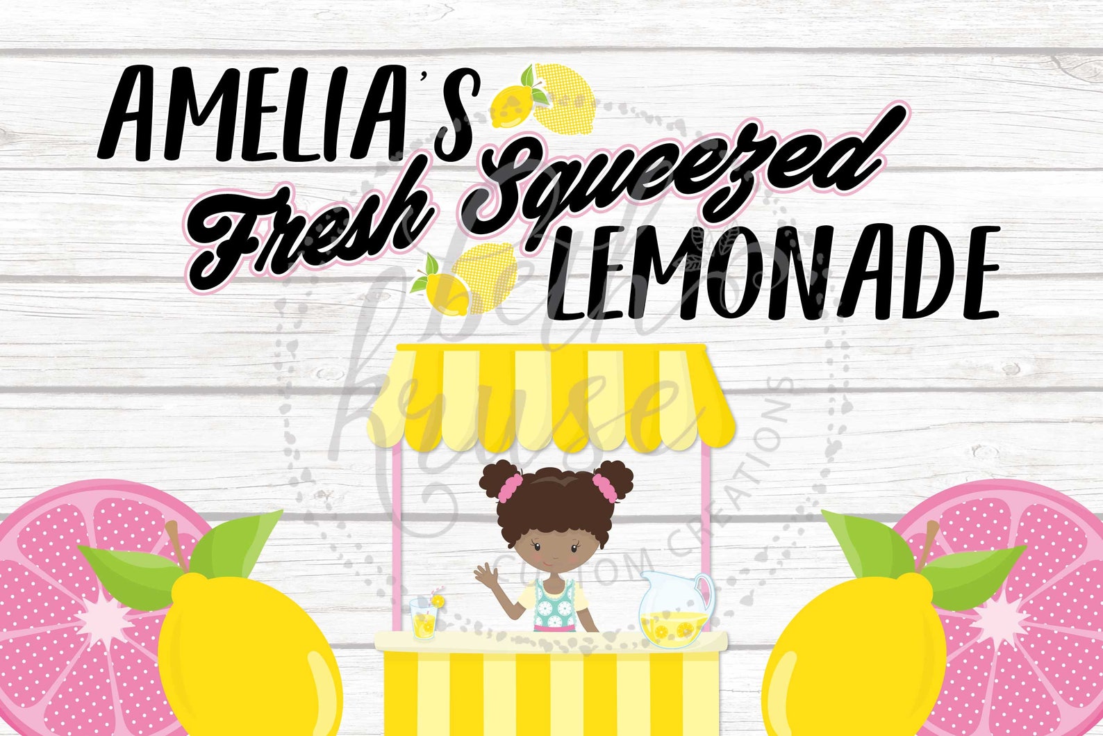 Lemonade Stand Backdrop Lemonade Poster Lemonade Stand - Etsy