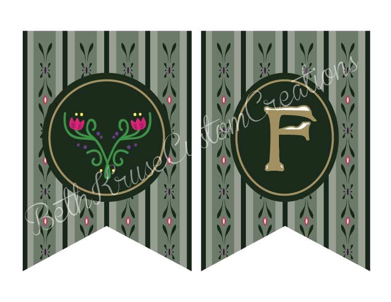 Frozen Inspired Printable Banner INSTANT DOWNLOAD | Etsy
