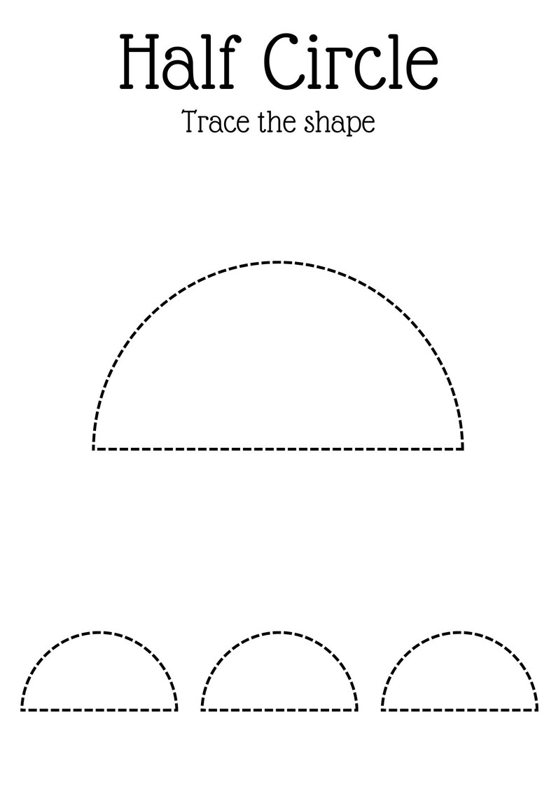 Shape Tracing Pages – 12 Printable Preschool Worksheets – Fine Motor ...