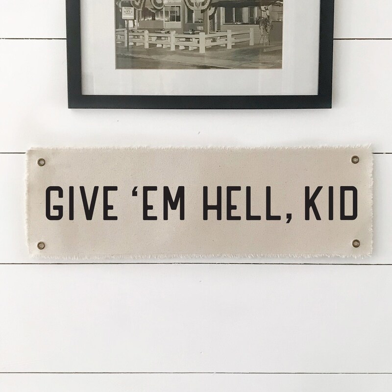 Canvas Hell Wall Art - Etsy