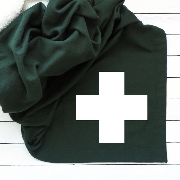 Swiss Cross Blanket - Etsy