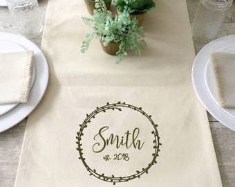 Table runner custom | Etsy