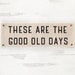 Good Old Days Sign, Hanging Canvas Banner Wall Decor, Playroom Wall Art ...