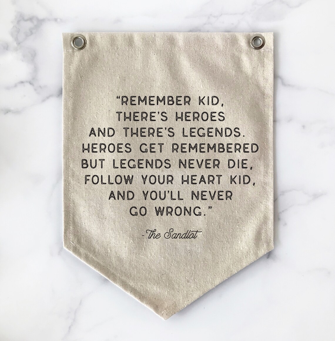 Sandlot Quote Flag Nursery Wall Decor Wall Art Pennant - Etsy