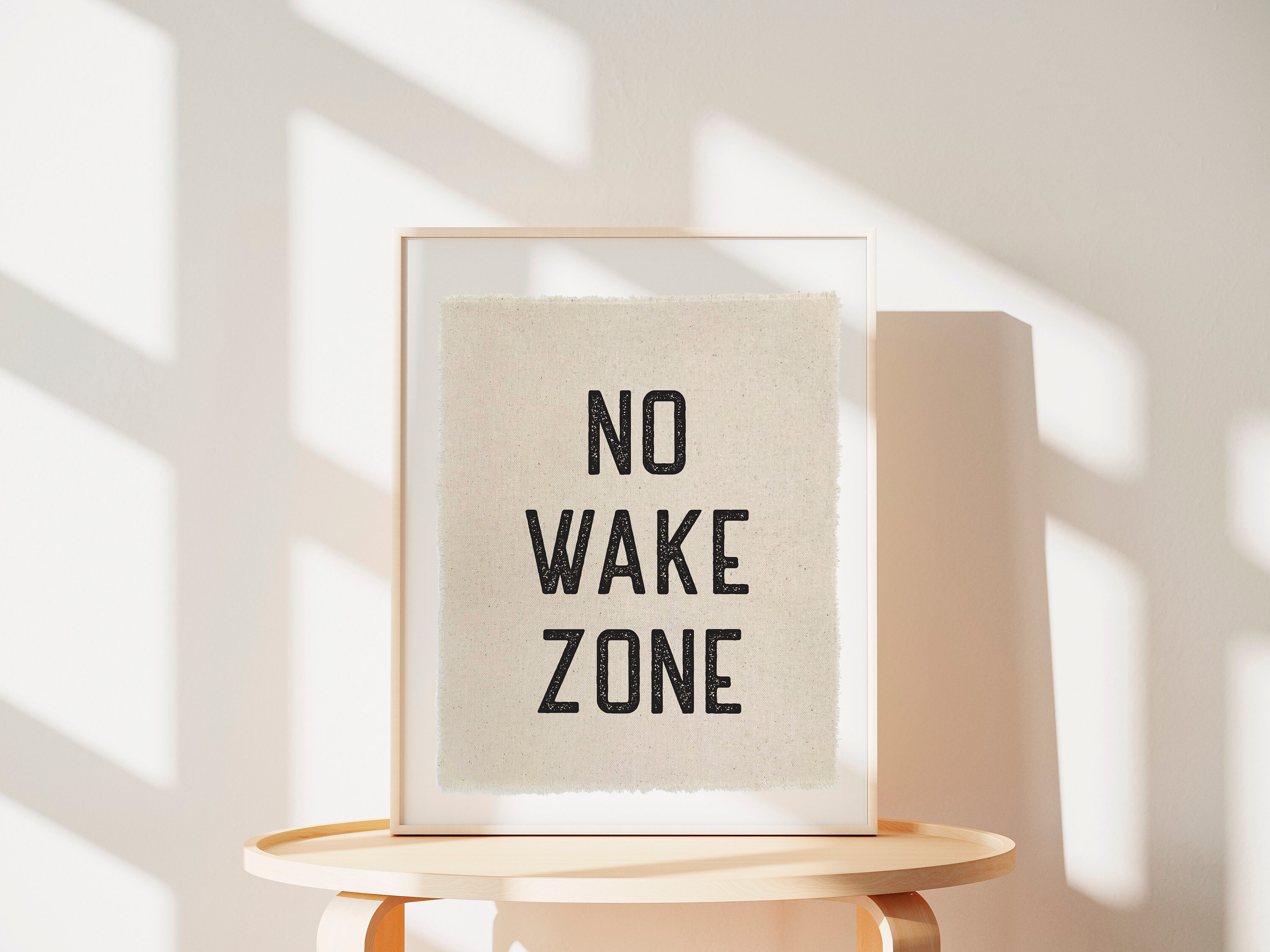 No Wake Zone Flag, Summer Beach Wall Decor, Living Room Wall Art Banner ...