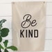 Be Kind Wall Flag, Nursery Wall Decor, Wall Art Pennant Banner, Kids ...