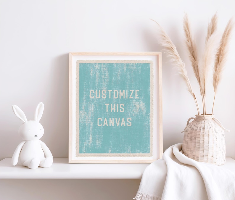 Personalized Wall Art, Custom Quote Canvas Poster Art, Tapestry Flag ...