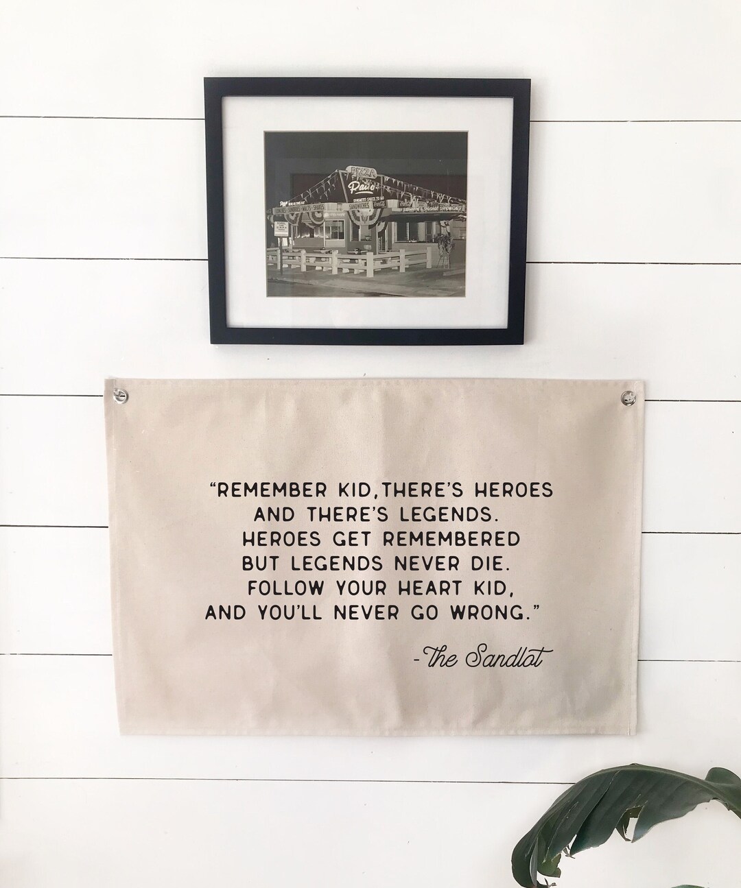 Sandlot Quote Flag, Nursery Wall Decor, Wall Art Pennant Banner, Kids ...