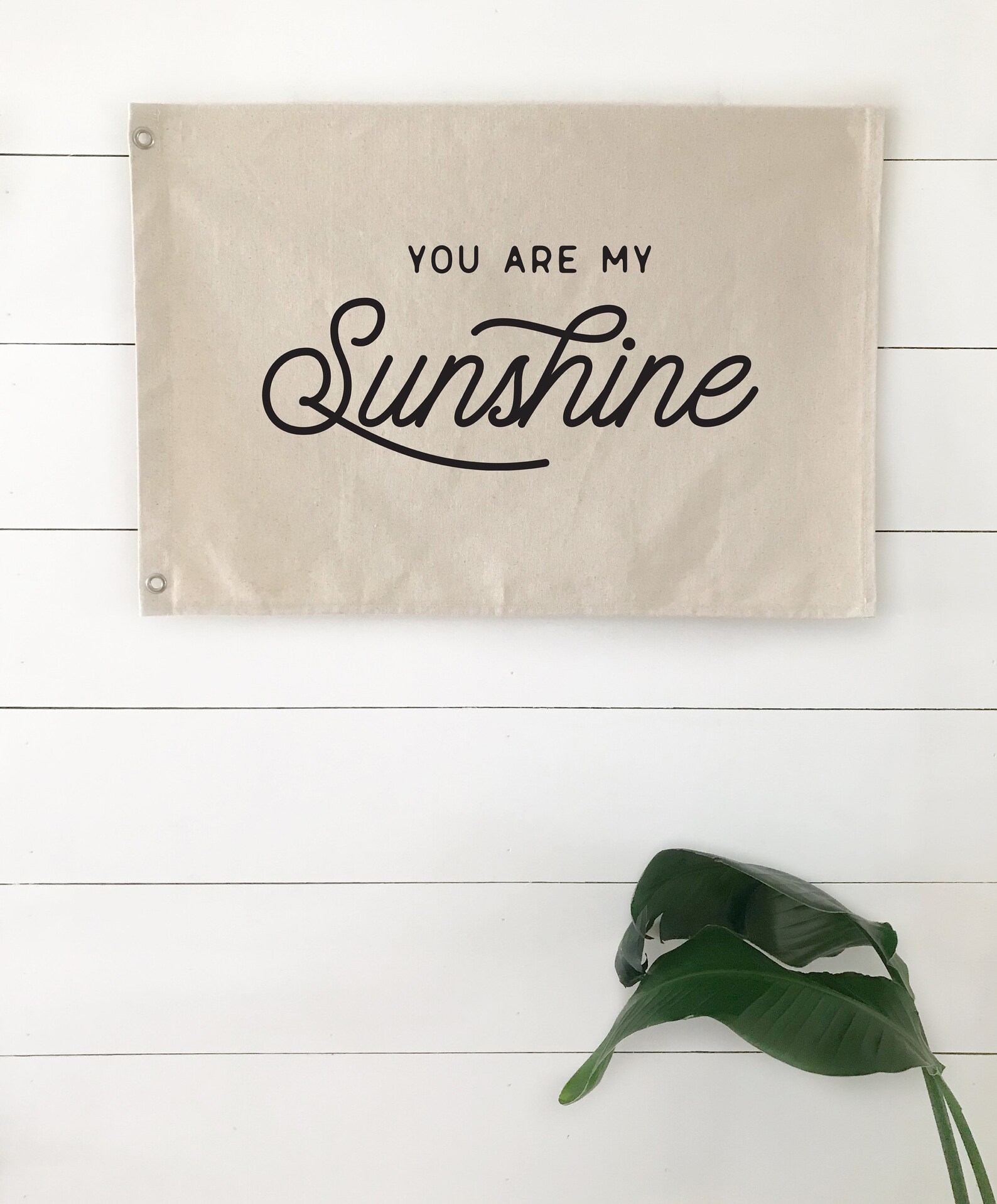 You Are My Sunshine Flag Hanging Canvas Nursery Banner - Etsy