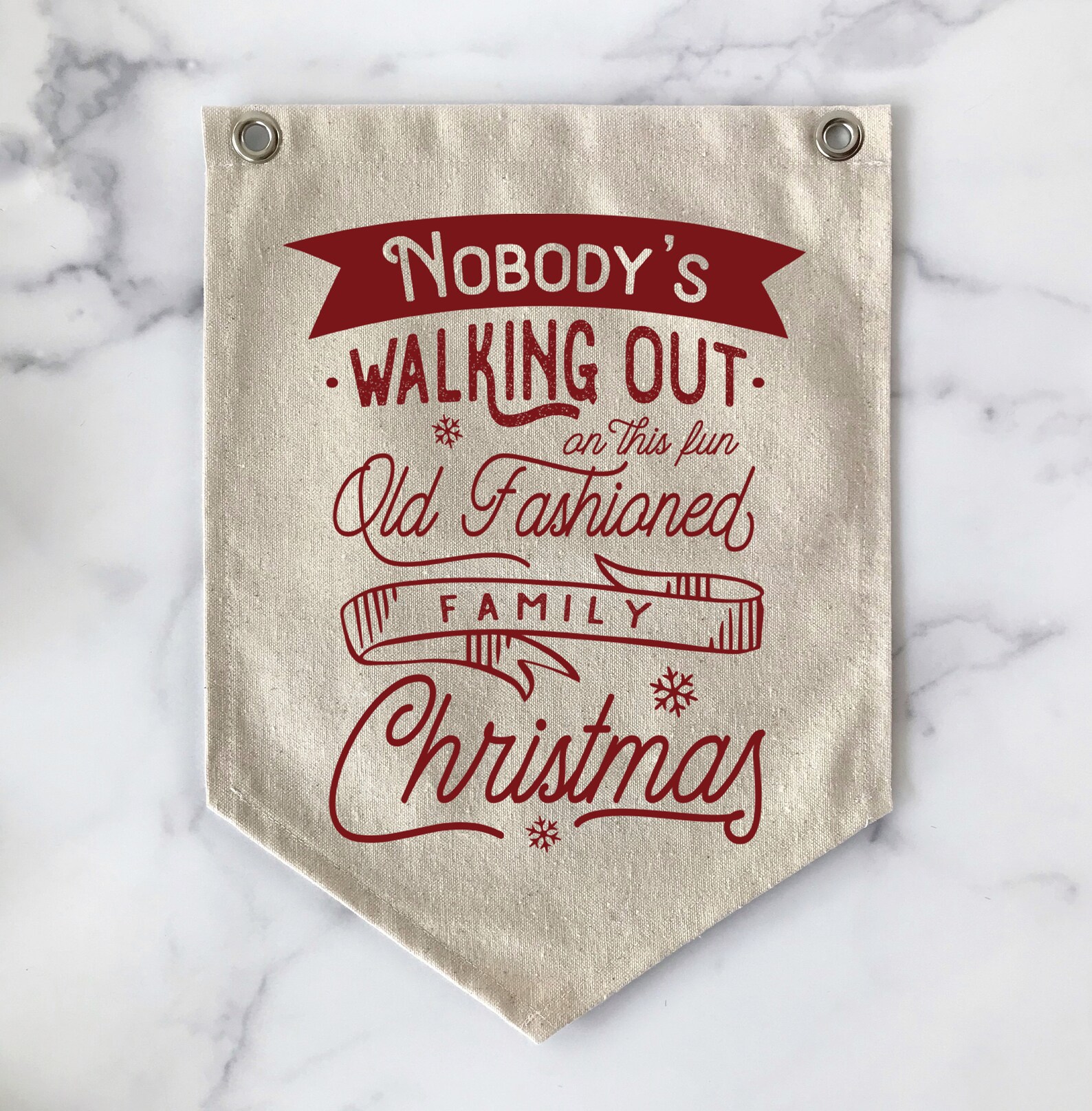 Christmas Vacation Sign Holiday Wall Decor Art Pennant Flag - Etsy