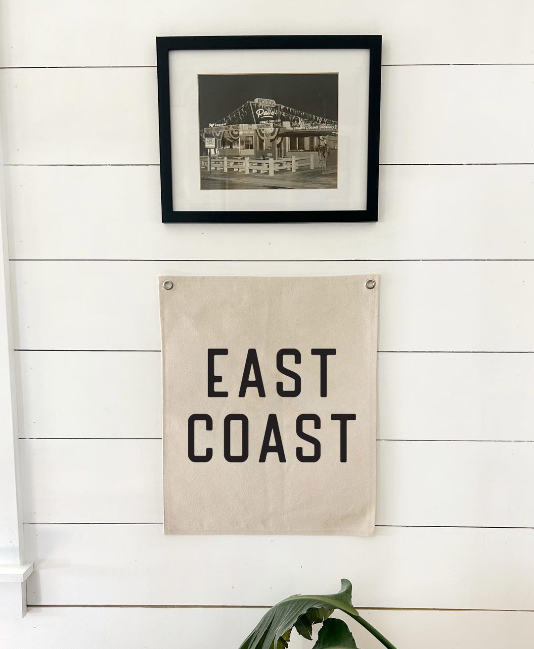 Beach Wall Decor, East Coast Canvas Banner, Hanging Surf Tapestry Flag ...