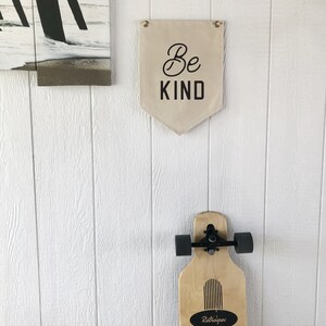 Nursery Wall Decor, Be Kind Pennant Flag Wall Art Banner, Kids Play ...