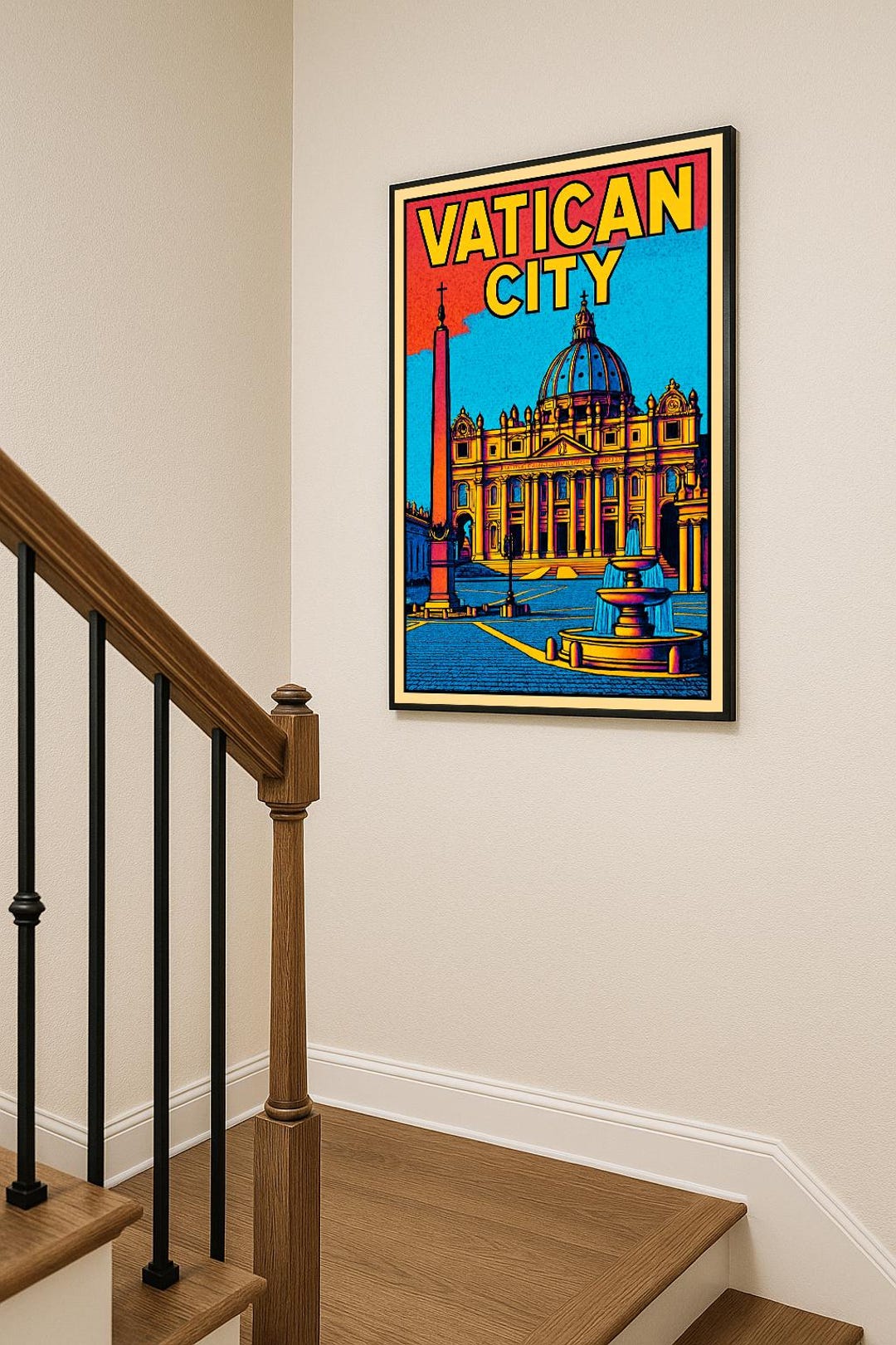 Vatican City Pop Art Print: St. Peter's Basilica, Rome - Etsy